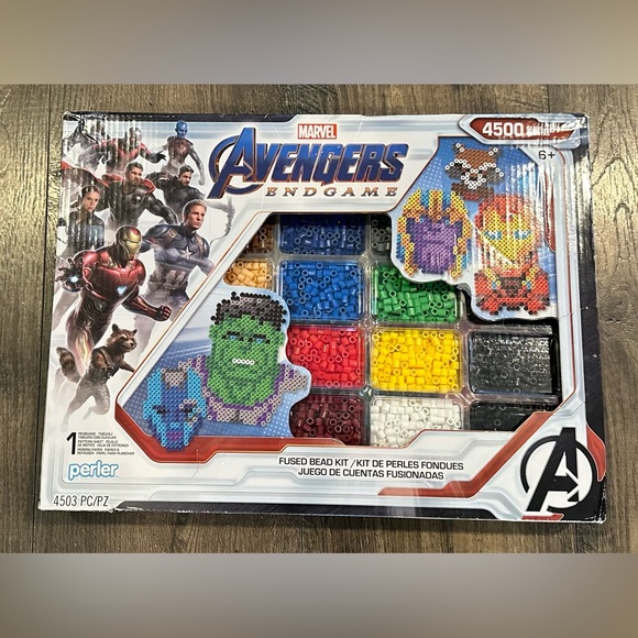 Marvel | Toys | New Perler Marvel Avengers Fuse Bead Kit 450 Pieces 0 ...